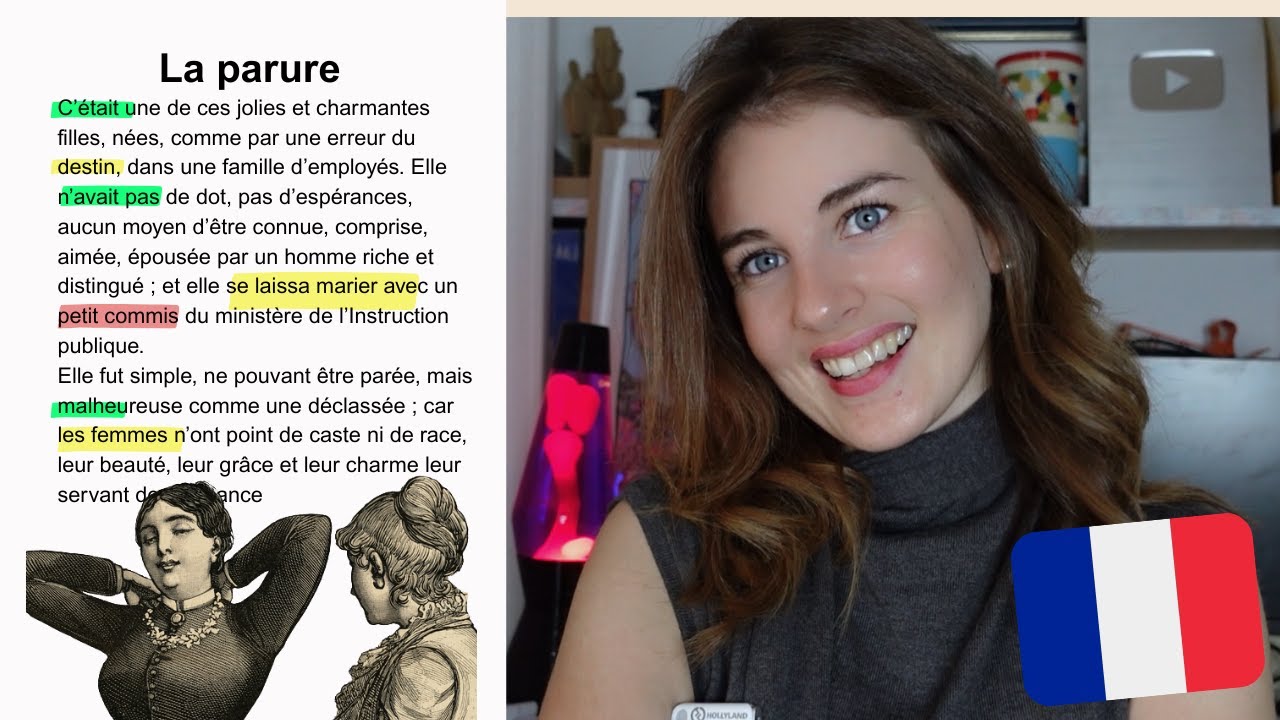 Advanced French Literature Lesson / The Necklace by Maupassant - YouTube