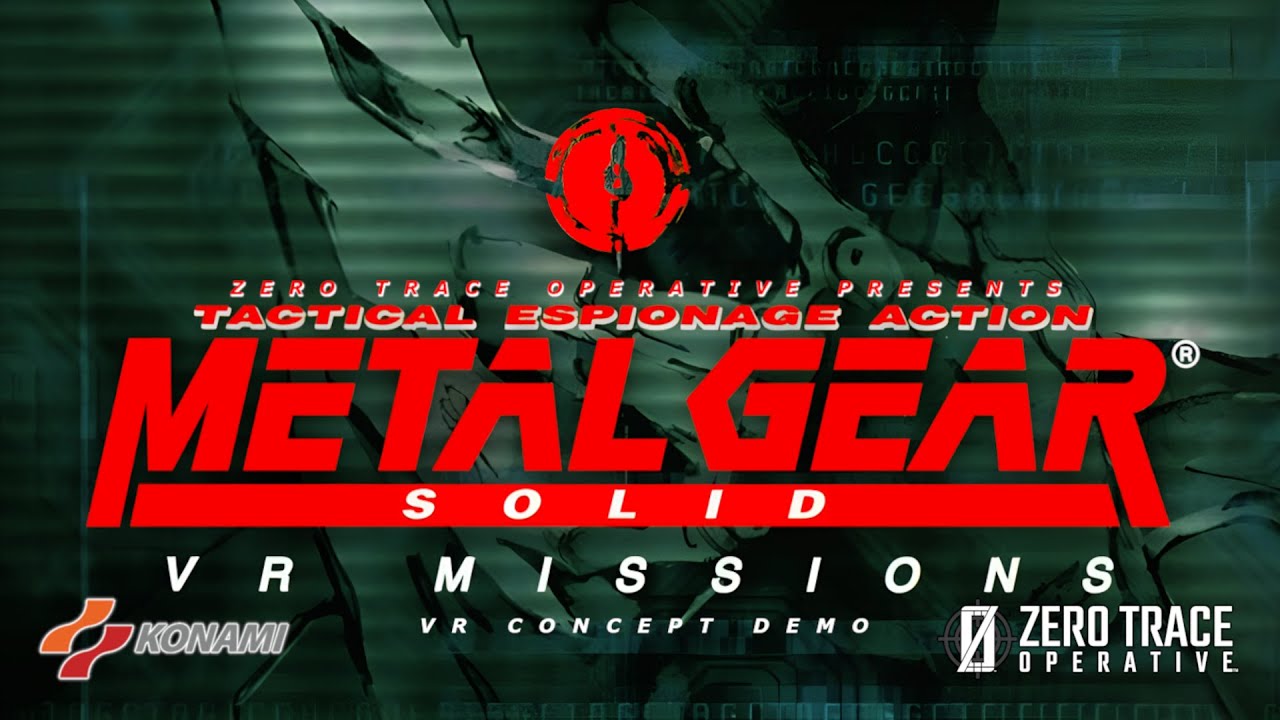 Metal Gear Solid: VR Missions - VR Concept Demo Trailer - YouTube