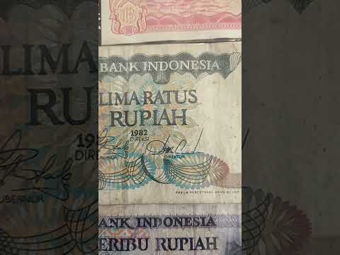 UANG KUNO,Uang kertas Rp 500,- (lima ratus rupiah) tahun 1982 #Shorts ...