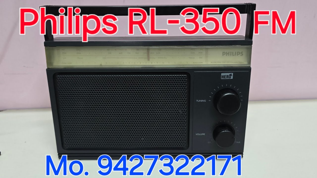 Philips RL-350 FM,MW,SW old Radio good condition complete working 💯💯 - YouTube