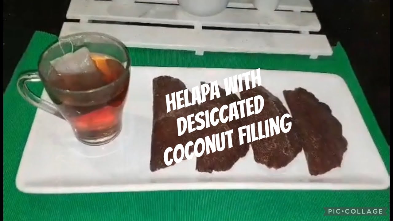 Helapa with dessicated coconut filling - YouTube