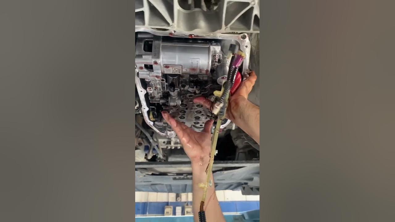 how to replace input and output speed sensor 8 speed transmission cadillac ct6 - YouTube