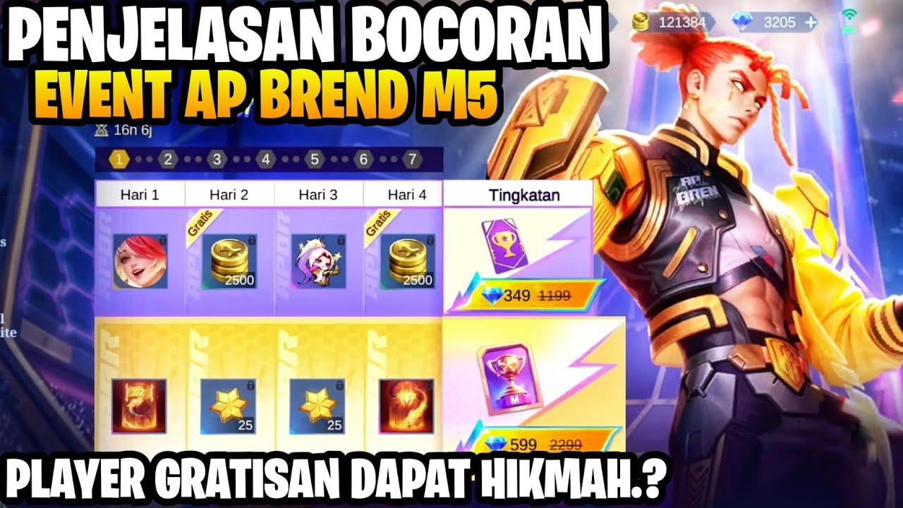 BOCORAN EVENT TERBARU SKIN AP BREN BRODY M5 MOBILE LEGENDS - CARA ...