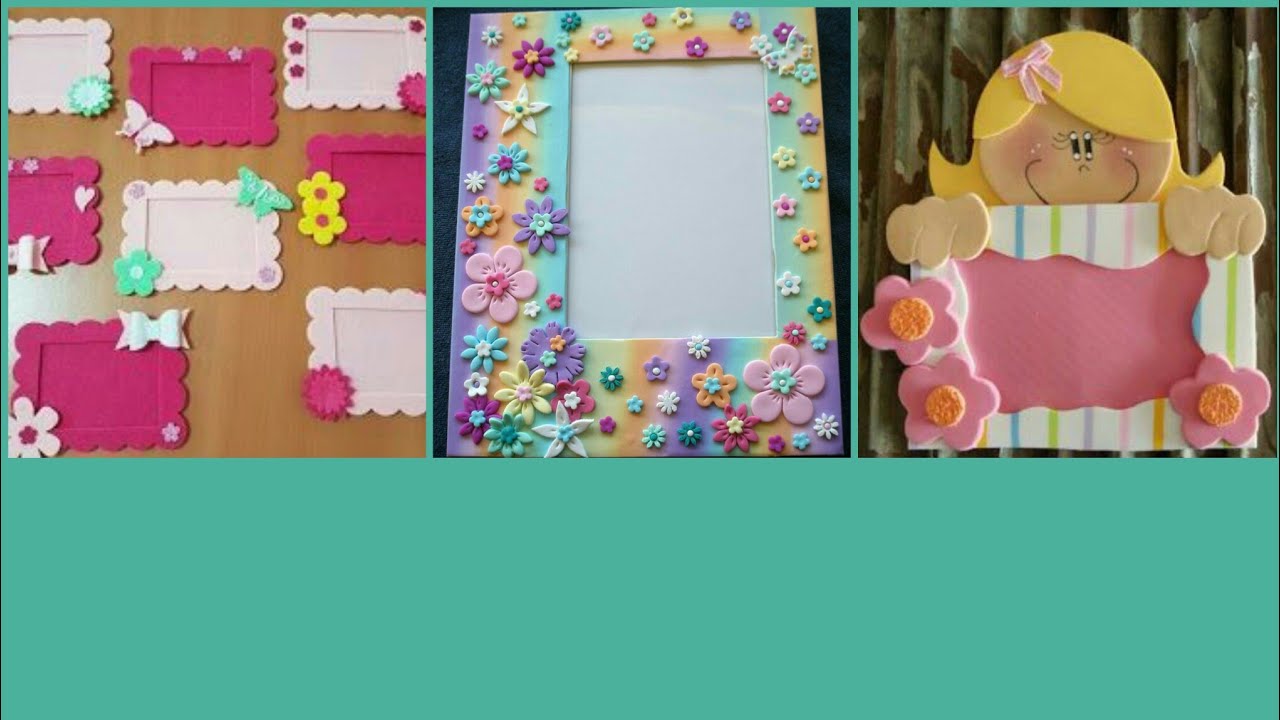 Beautiful & outstanding fomic sheet photo frame decore ideas - YouTube