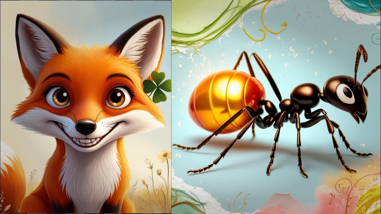 Fox Ant And Zebra Song || Kids Some Animal birds Song || Nursery Rhymes ...