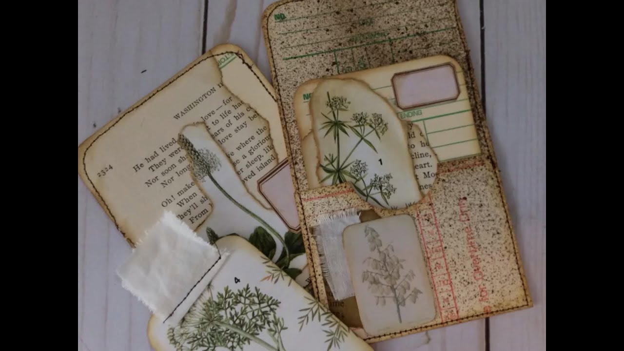 Crafting with Time Cards - YouTube