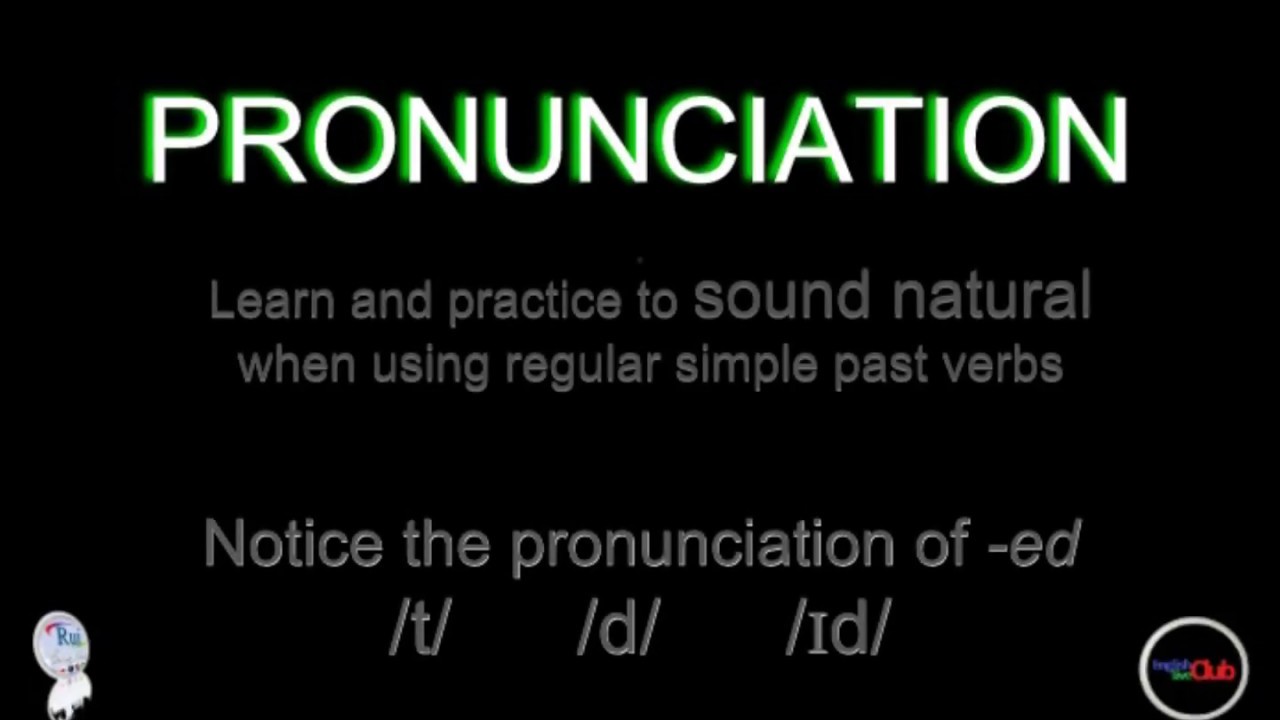 Lesson PRONUNCIATION Simple Past ed Endings YouTube lesson-pronunciation-simple-past-ed-endings-youtube