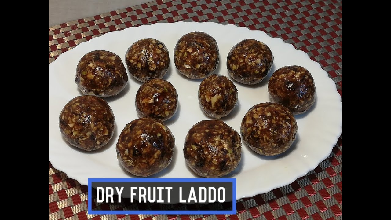 Dry Fruit Ladoo - Home made style dry fruit laddo || Winter dry fruit ...