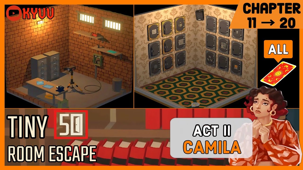 50 Tiny Room Escape - ACT 2 [Kiary Games ltd] ⁛ KYUU - YouTube