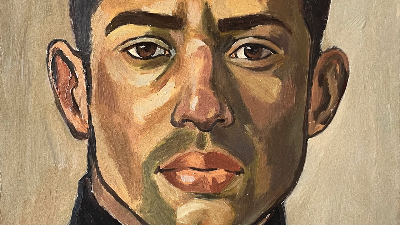 OIL PORTRAIT PAINTING | reflecting on insecurities as an artist - YouTube