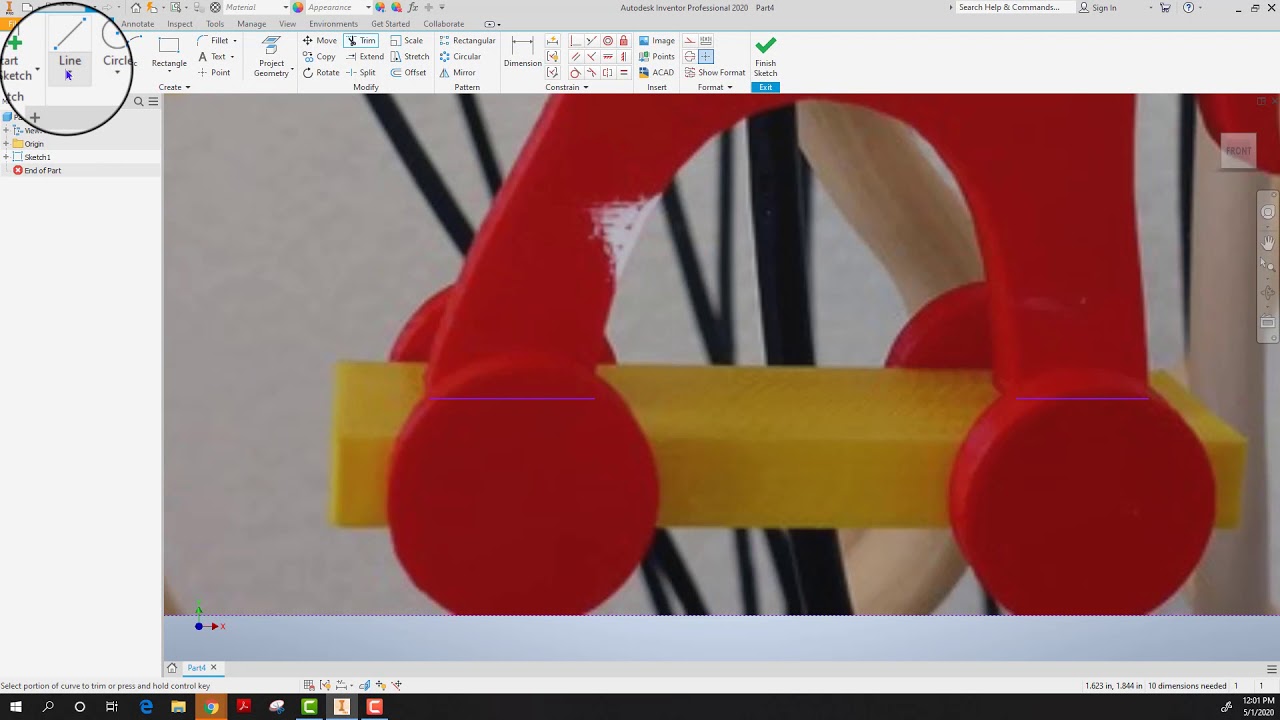 Inventor Tutorial - Horse Spline Tool - YouTube