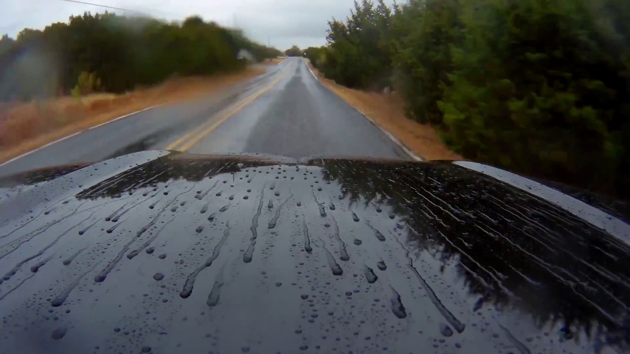Ford Mustang 2016 driving through rain - YouTube