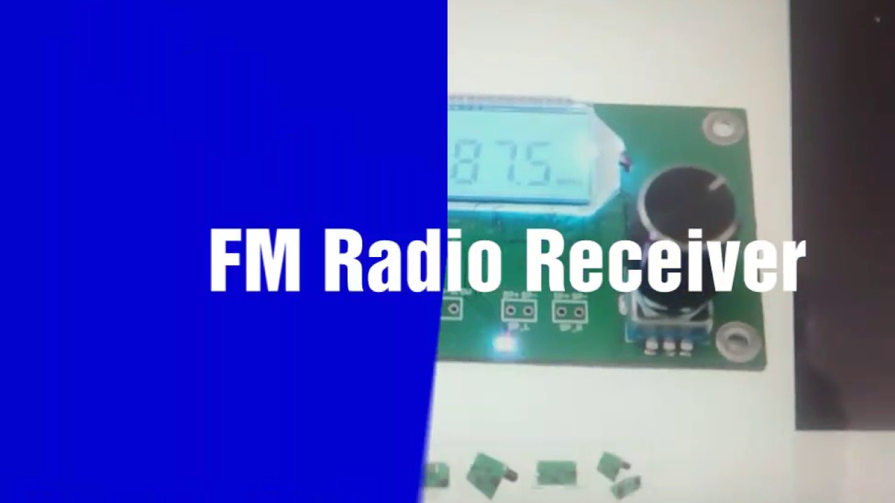 Digital Stereo FM Radio Receiver Module - YouTube