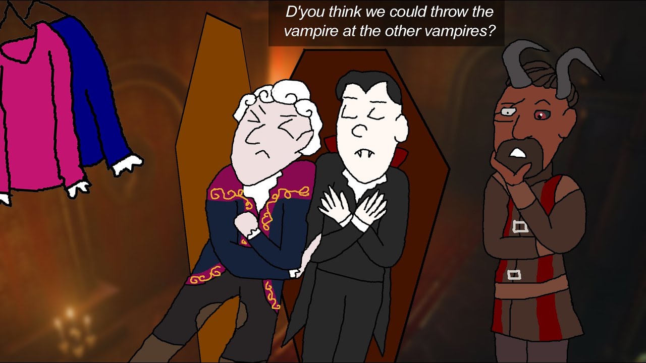 Vampire, Meet Vampire (Neil Newbon BG3 stream animation) - YouTube