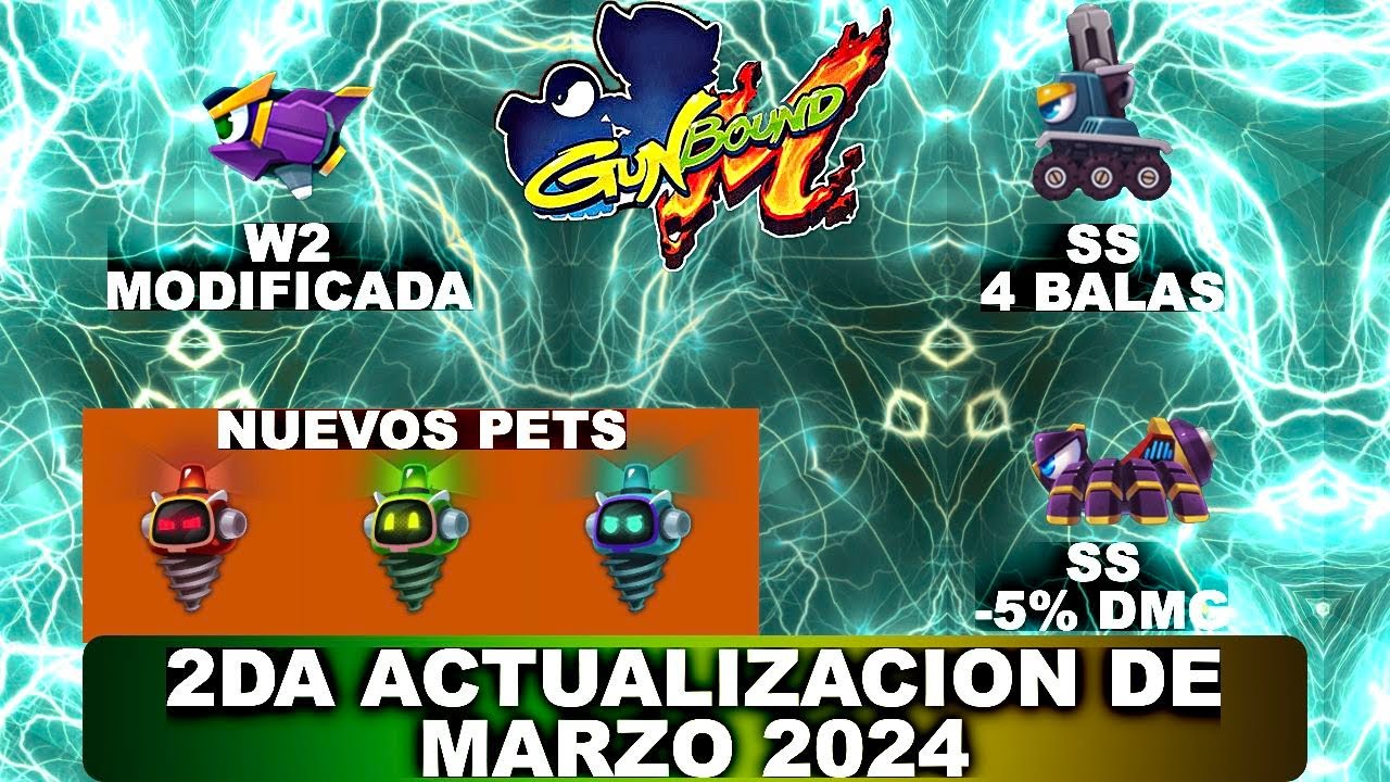 GUNBOUNDM "NUEVOS PETS DE ACTIVASION POR DESTRUCCION DE TERRENO Y MUCHO MAS" - YouTube