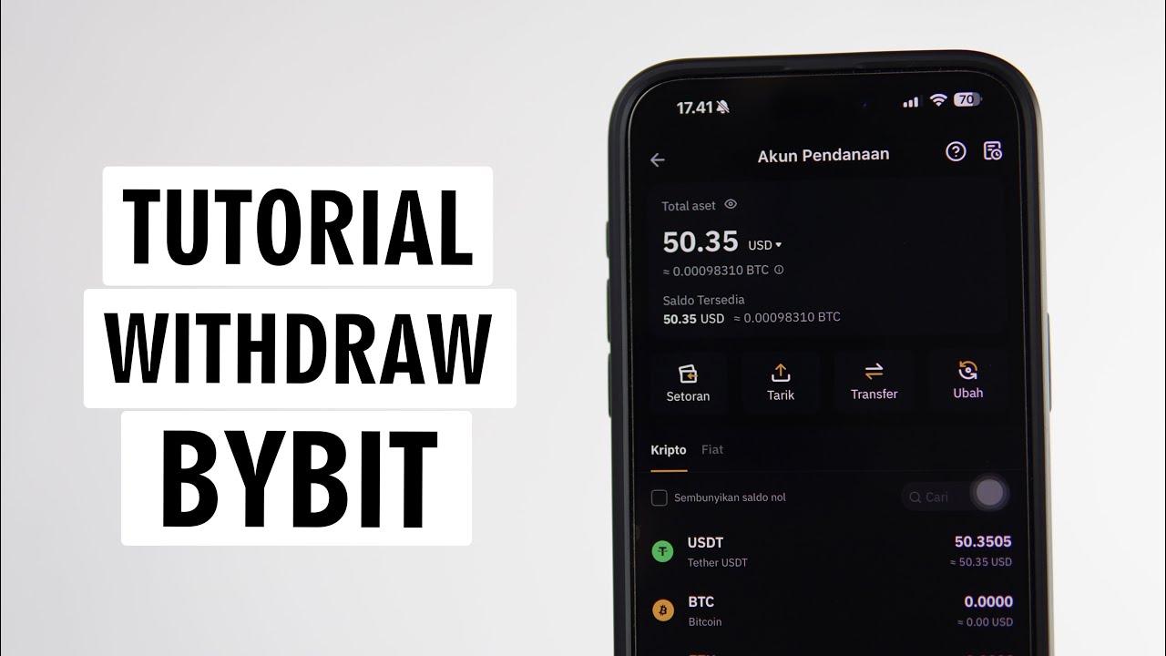 Cara Withdraw Dari Bybit Ke Rekening Bank - Penarikan Saldo Bybit - YouTube