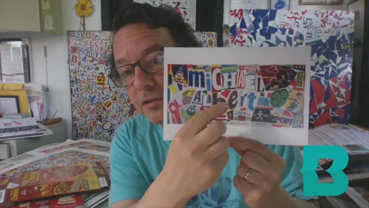 Text Based Collages with Michael Albert - YouTube