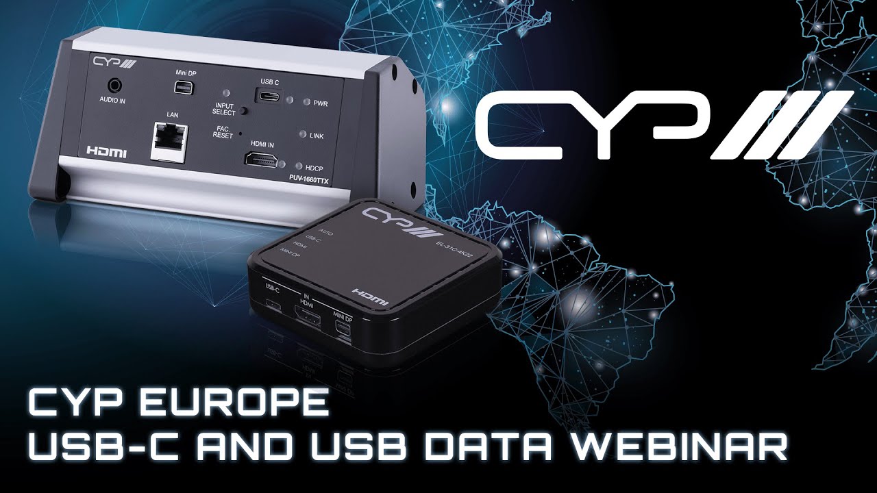 CYP Europe USBC and USB webinar - YouTube