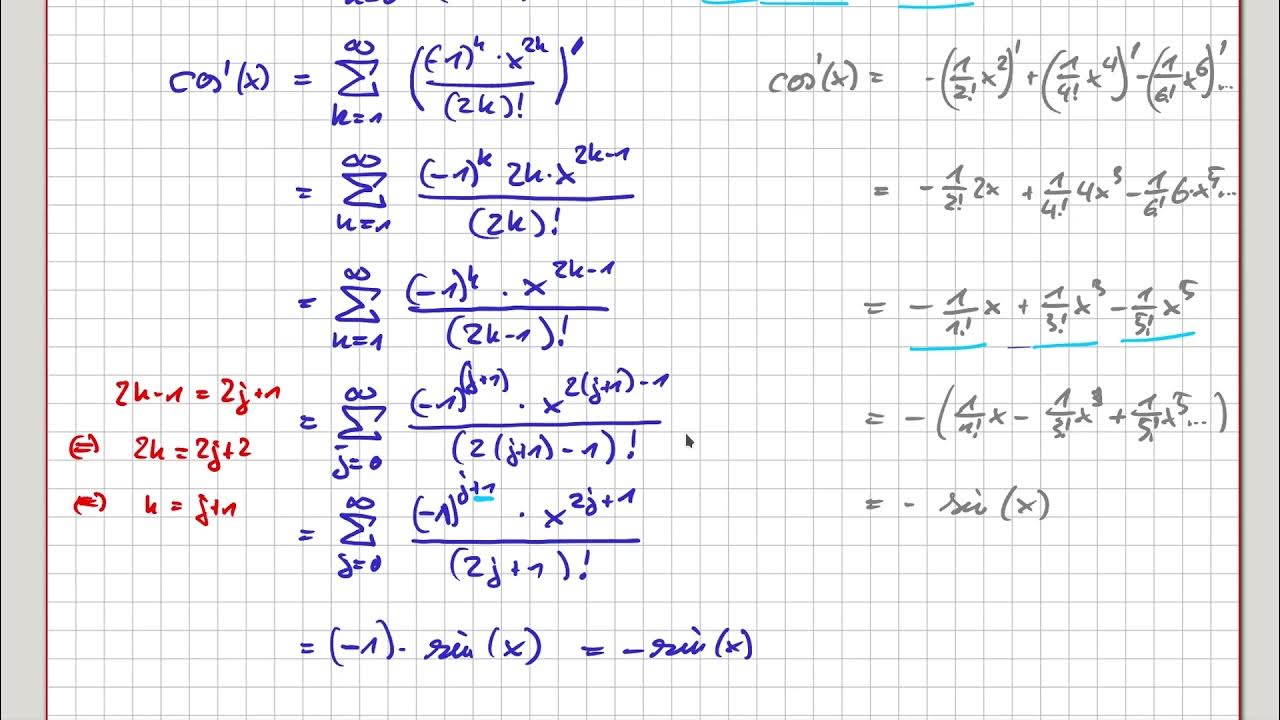 Analysis Differenzierbarkeit - Ableitung von cos(x) und sin(x) - #09-25 ...