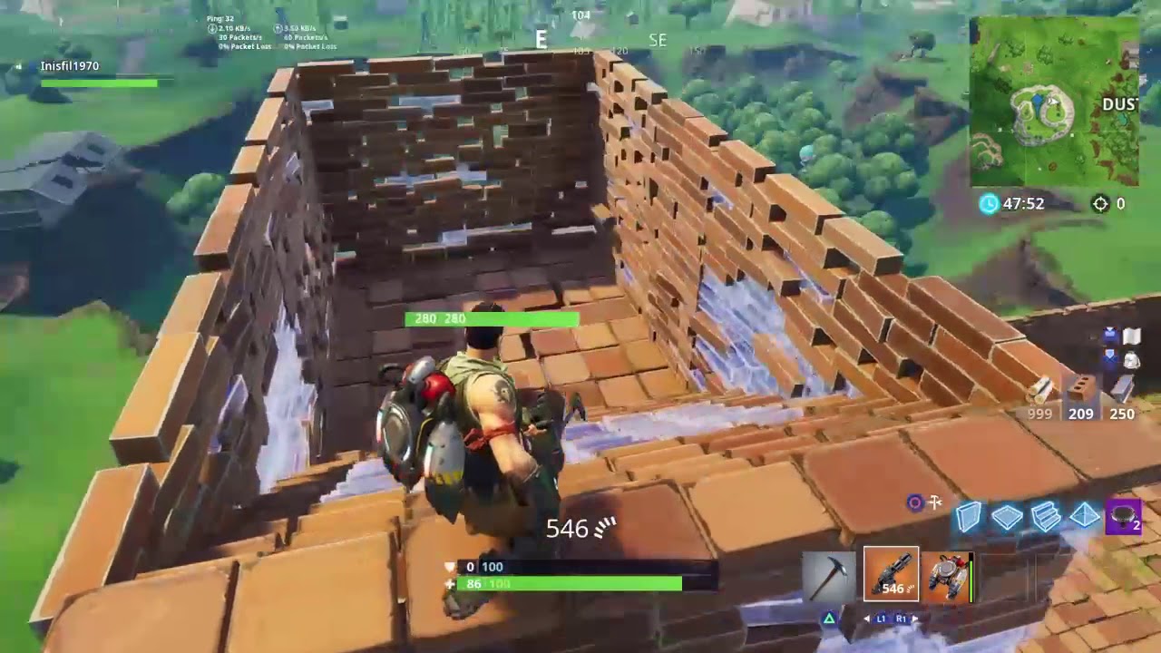Mountain castle build [FORTNITE] - YouTube