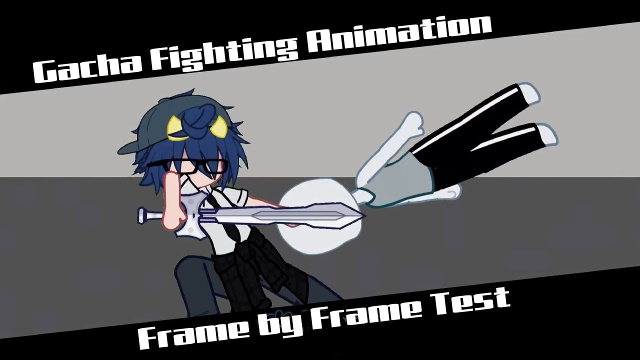 Gacha Fighting Animation | Frame By Frame Test | Capcut - YouTube