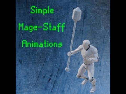 Simple Mage-Staff Animations - YouTube