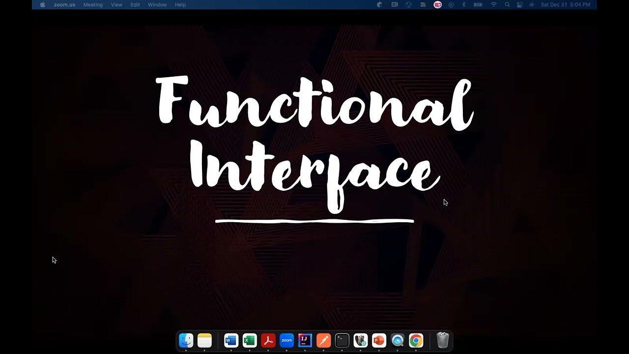 What Is Functional Interfacefunctionalinterface In Java8 Youtube