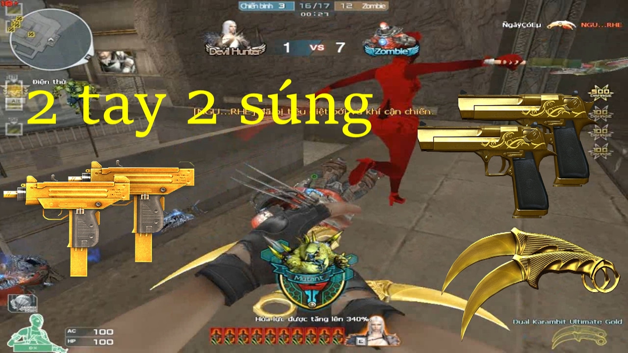 Mini Uzi Gold