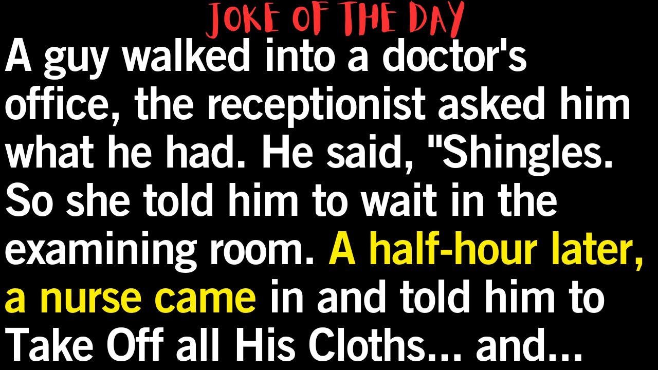 😂 joke of the day | A guy walked into a doctor's office, the ...