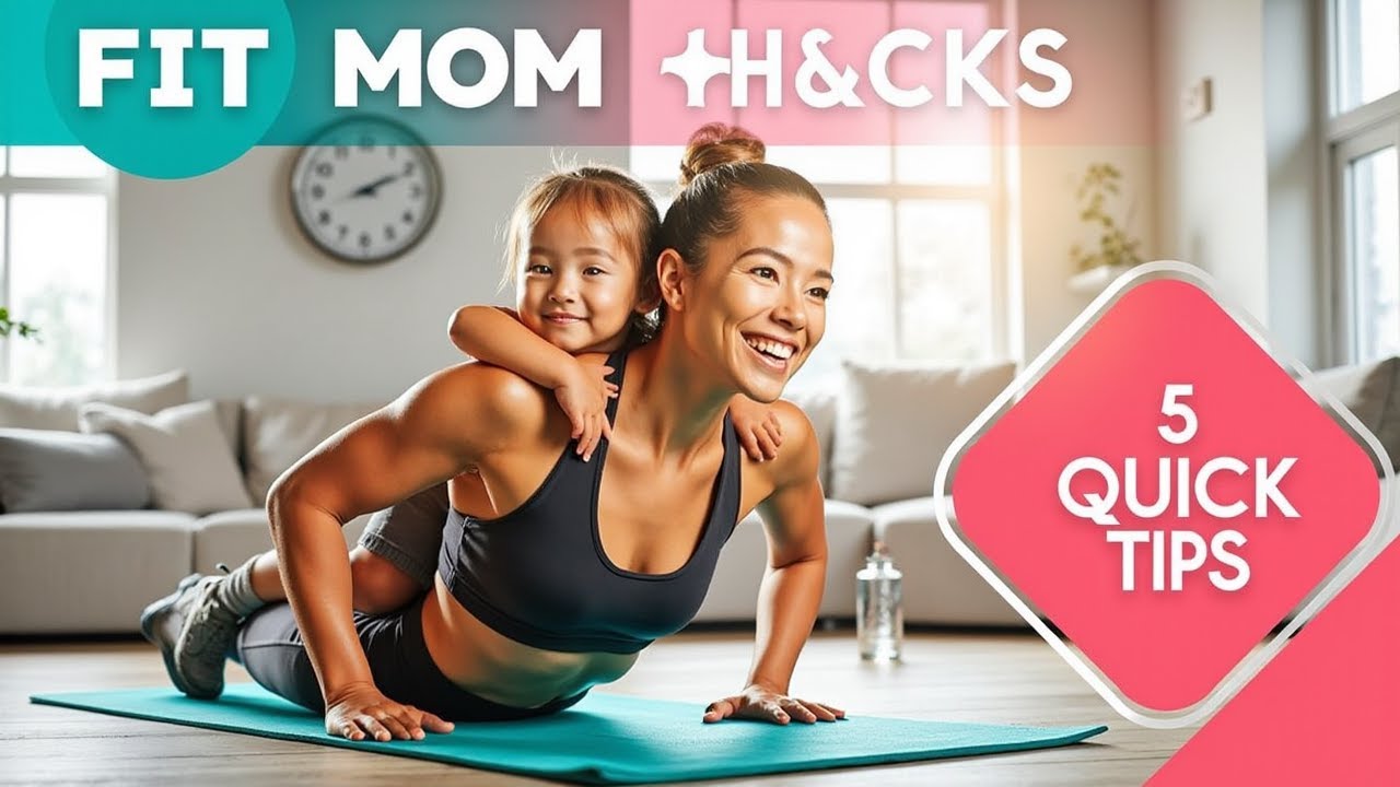 Fitness Tips for Busy Moms| Best exercises for moms with no time ...