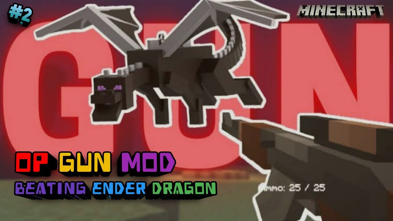 Beating the Ender Dragon with GUNS! | Minecraft - YouTube