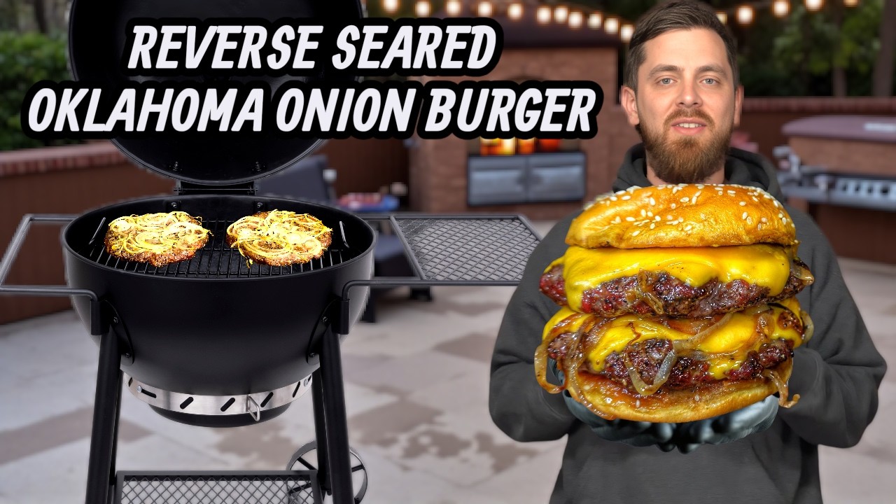 Can a Reverse Seared Oklahoma Onion Burger Beat the Classic? - YouTube