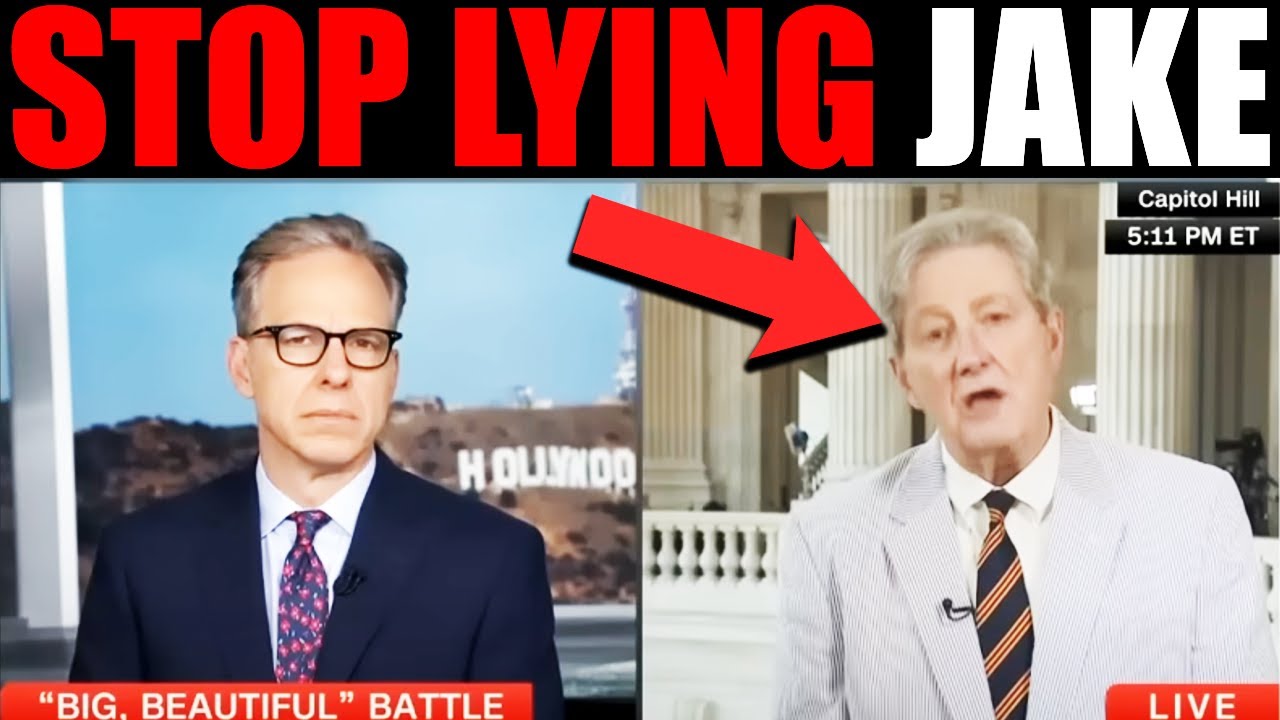 🤯 Senator John Kennedy DESTROYS ‘CNN’ Jake Tapper during HUMILIATING ...