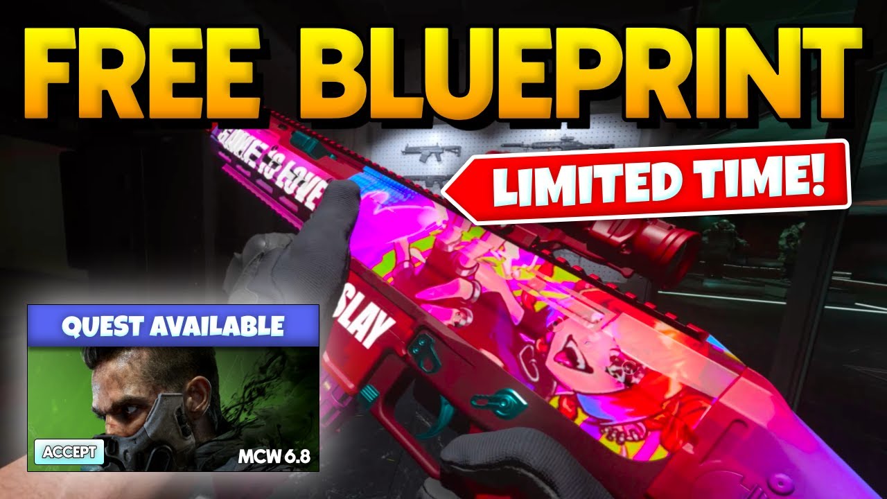 Unlock The FREE Game Is Love Blueprint In MW3 From Discord Quests - YouTube