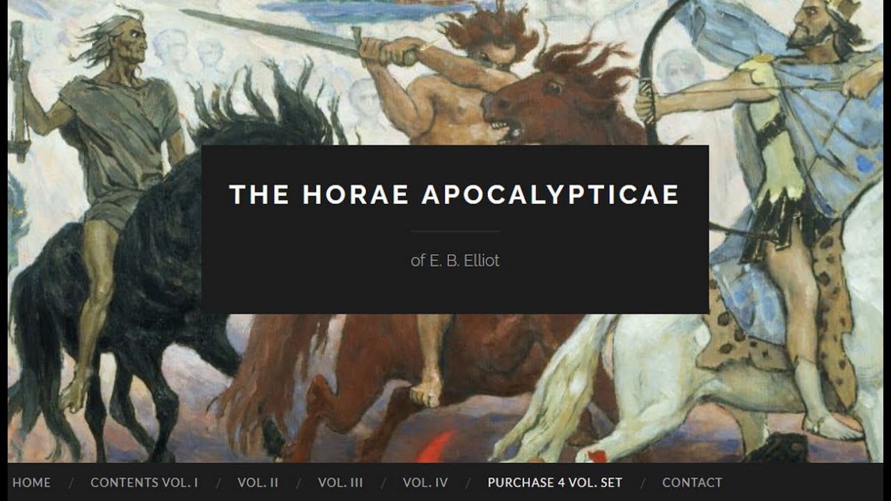 Horae Apocalypticae Vol. I - 11 Intro. Ch IV Mode... Order of the ...