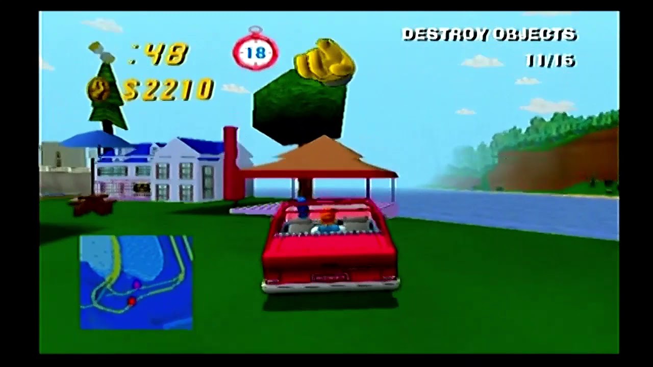 The Simpsons: Road Rage (Part 10: Springfield Dam Revisited) - YouTube