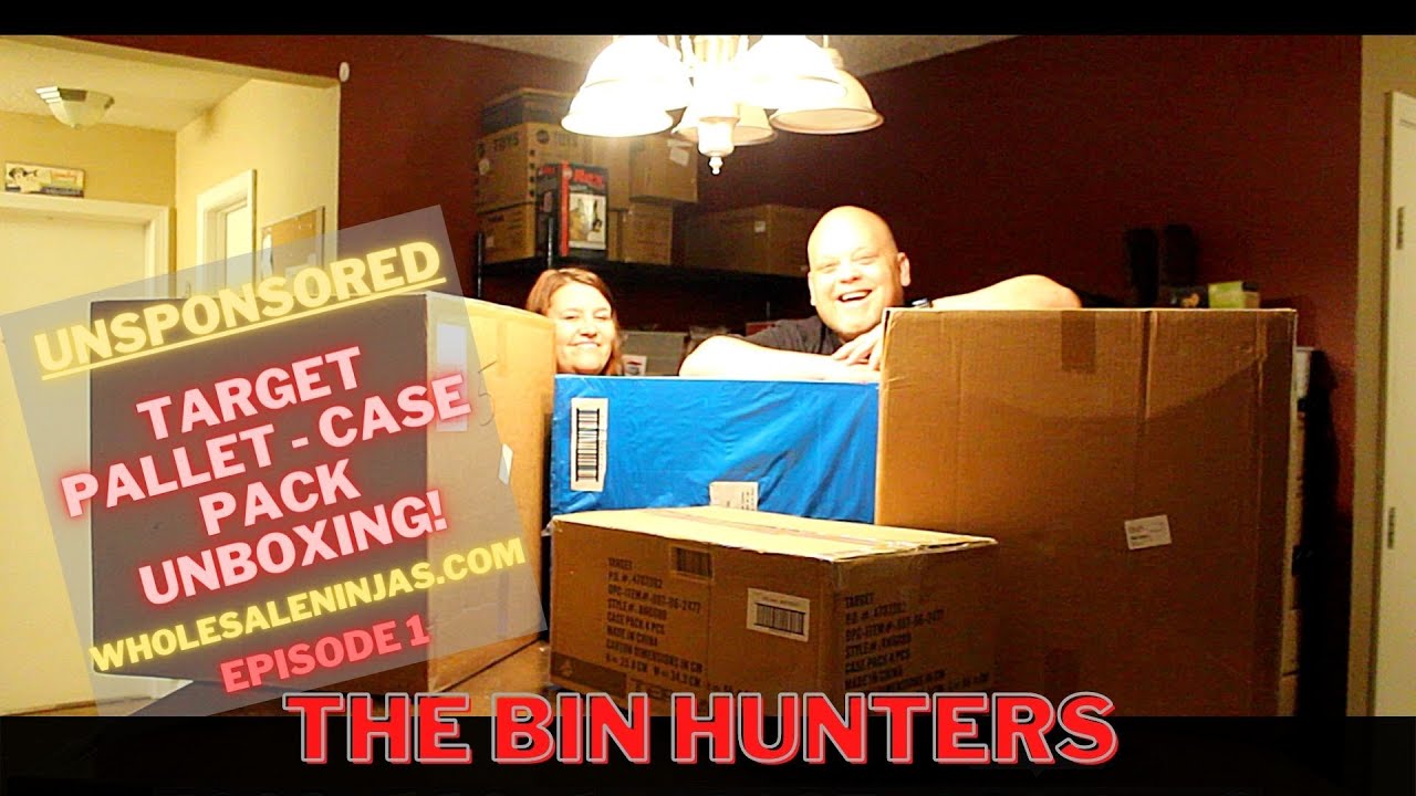 WholesaleNinjas.com Target Case Pack Pallet Unboxing! Unsponsored ...