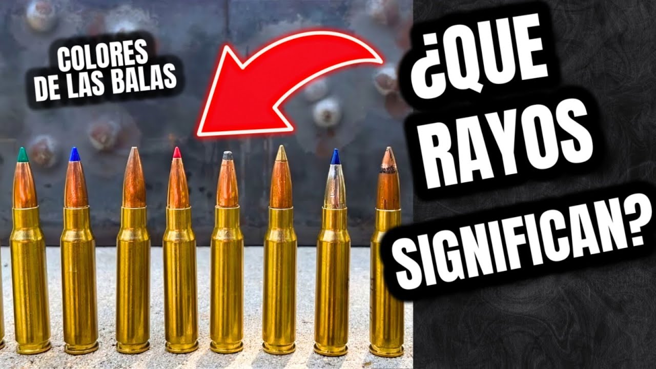 ¿Por qué las puntas de las balas son de colores? ¿Y que significan? Los ...
