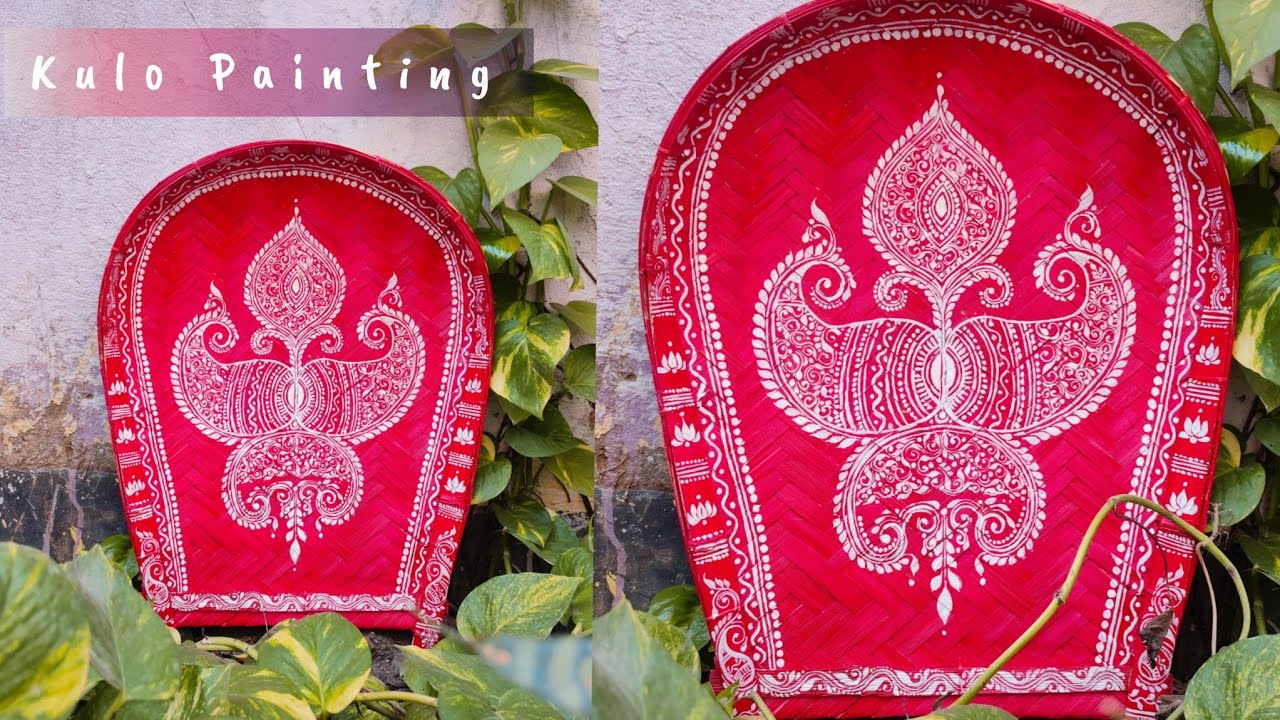 Kulo Painting | Kulo painting for bengali wedding | Acrylic painting ...