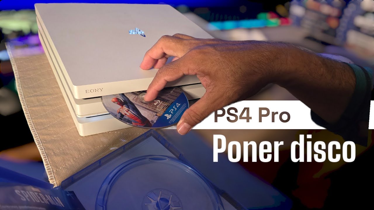 Cómo introducir un disco a PS4 Pro de manera correcta? - YouTube
