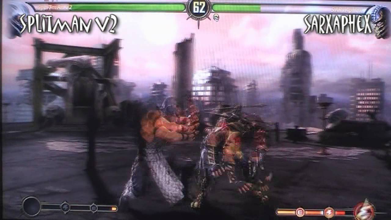 Mortal Kombat 9: SpLiTmAn v2(Smoke) vs SARxAphex(Scorpion) - YouTube