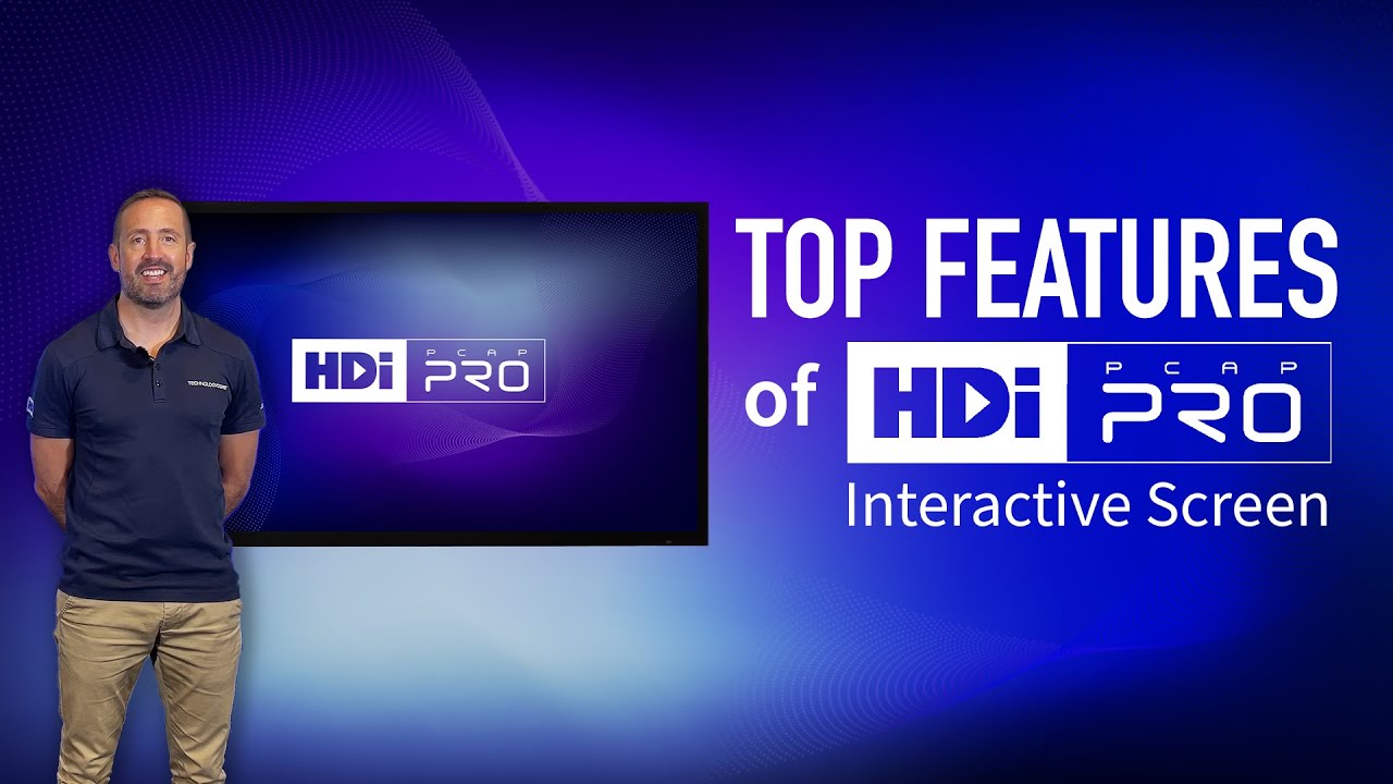 Top Features of HDi PCAP PRO Interactive Screen - YouTube