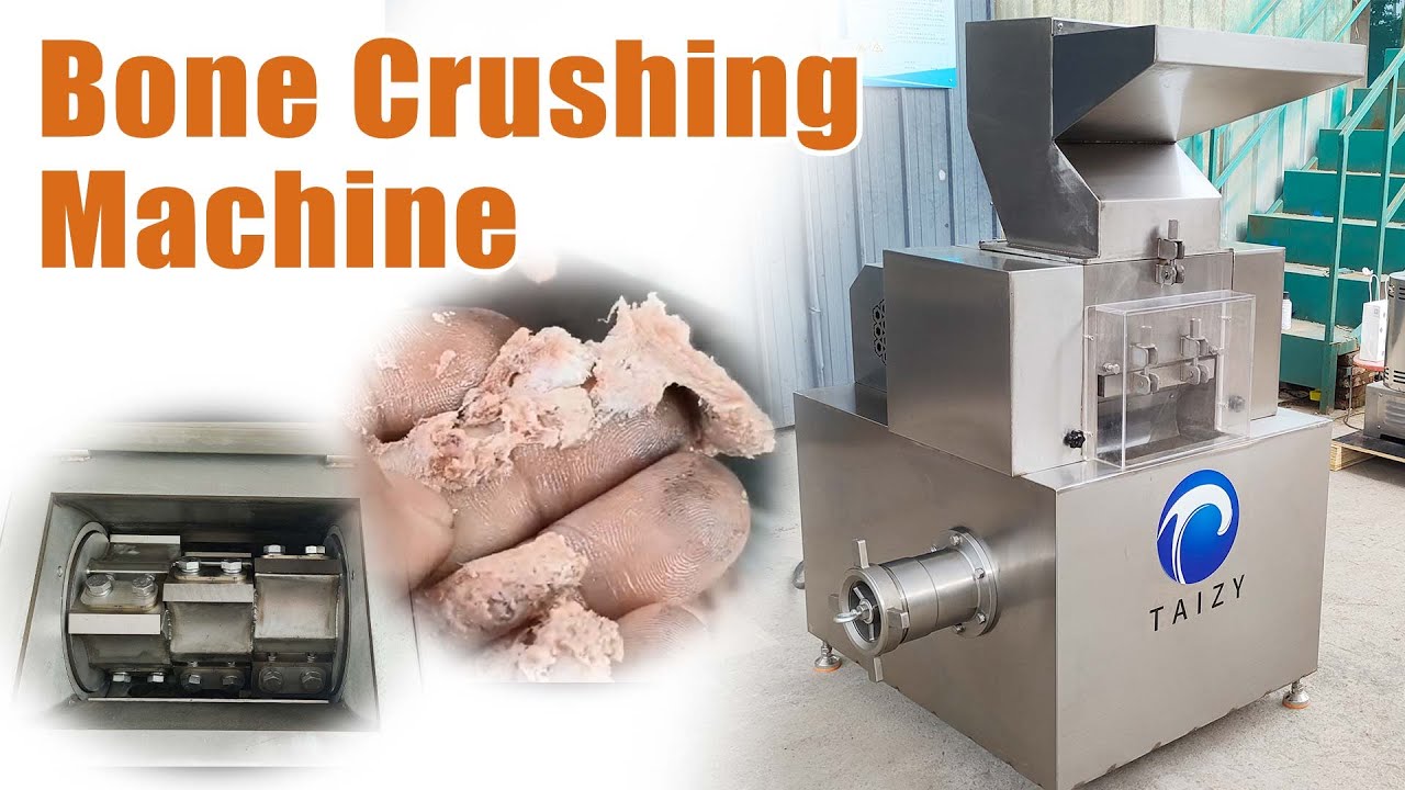 Efficient Bone Crushing Machine for Grinding Dry and Fresh Bones #bone ...