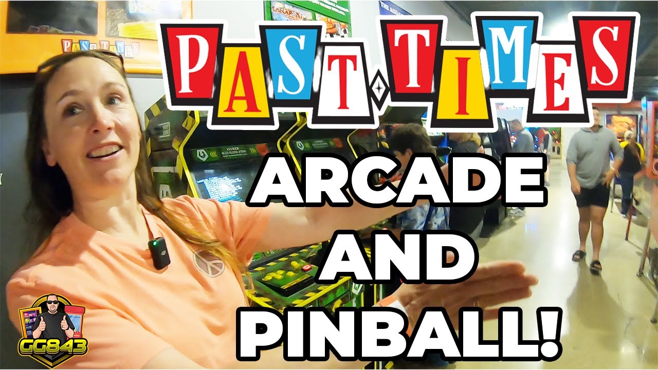 AMAZING Old School Arcade And Pinball Plays At Past Times Arcade In ...