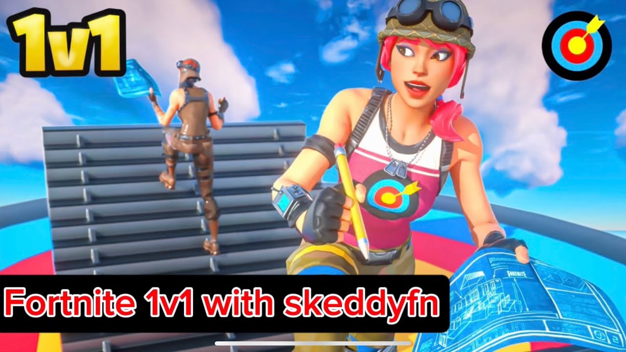 1v1 with skeddyfn in fortine - YouTube