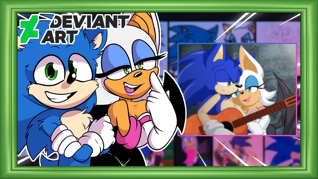 Movie Sonic And Rouge Visit Deviant Art So Much Kissing Feat Utaro Youtube