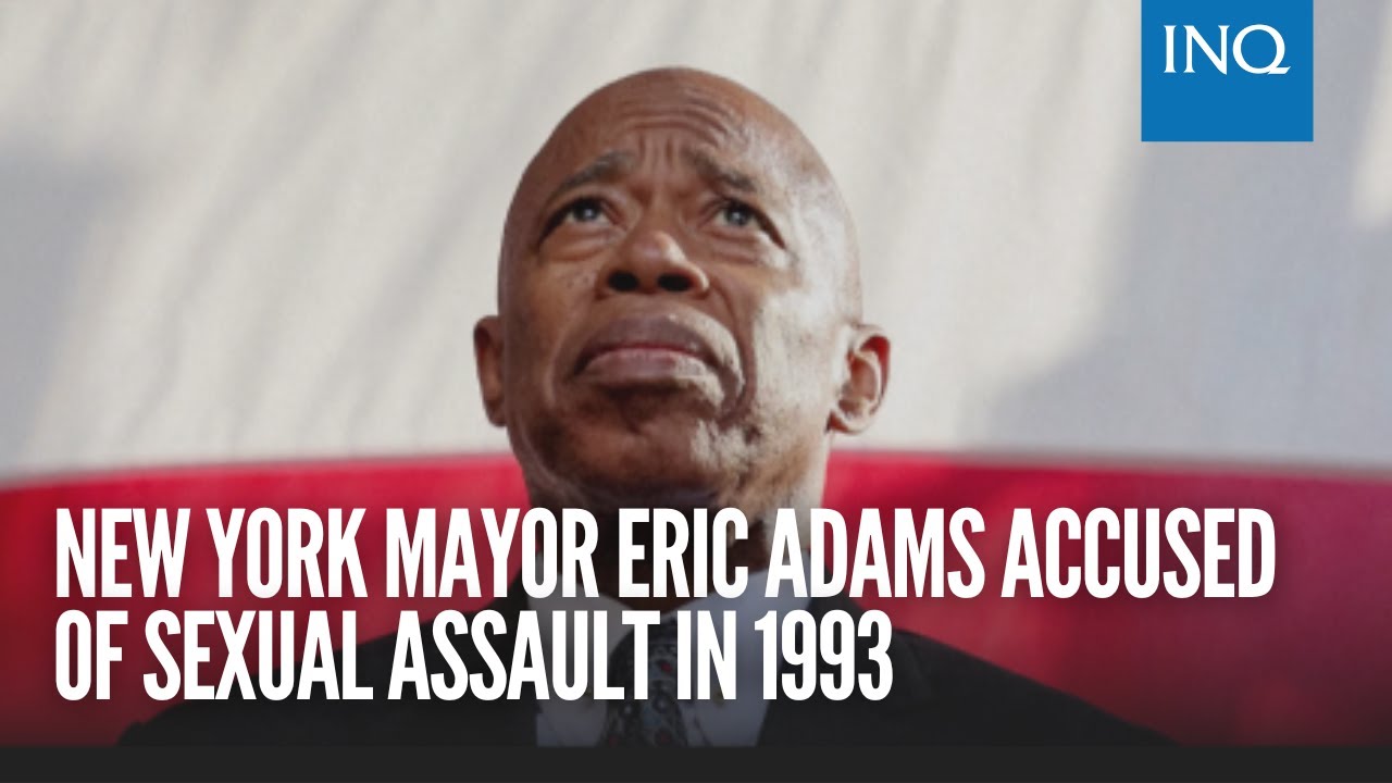 New York Mayor Eric Adams Accused Of Sexual Assault In 1993 Youtube
