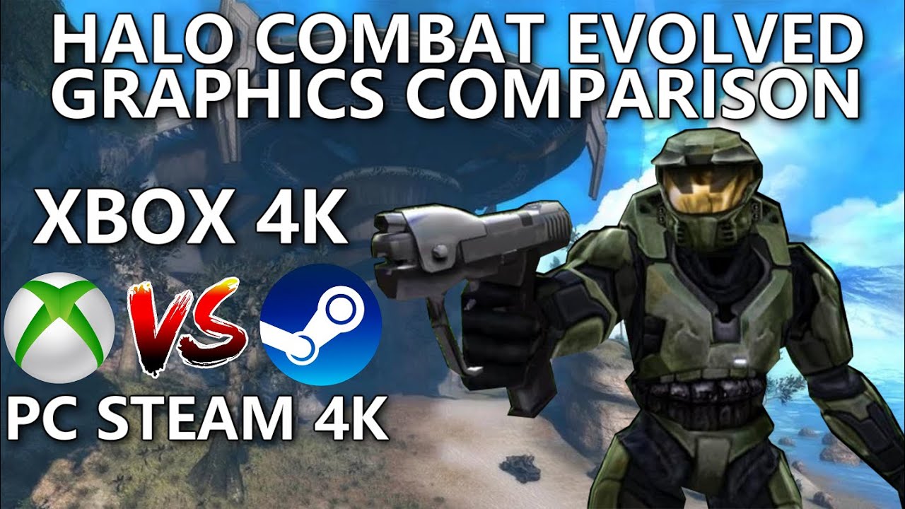 Halo CE PC 4K vs Xbox One 4K Graphics Comparison - Halo Masterchief ...