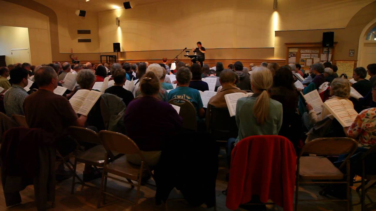 Berkeley Community Chorus rehearsing - YouTube