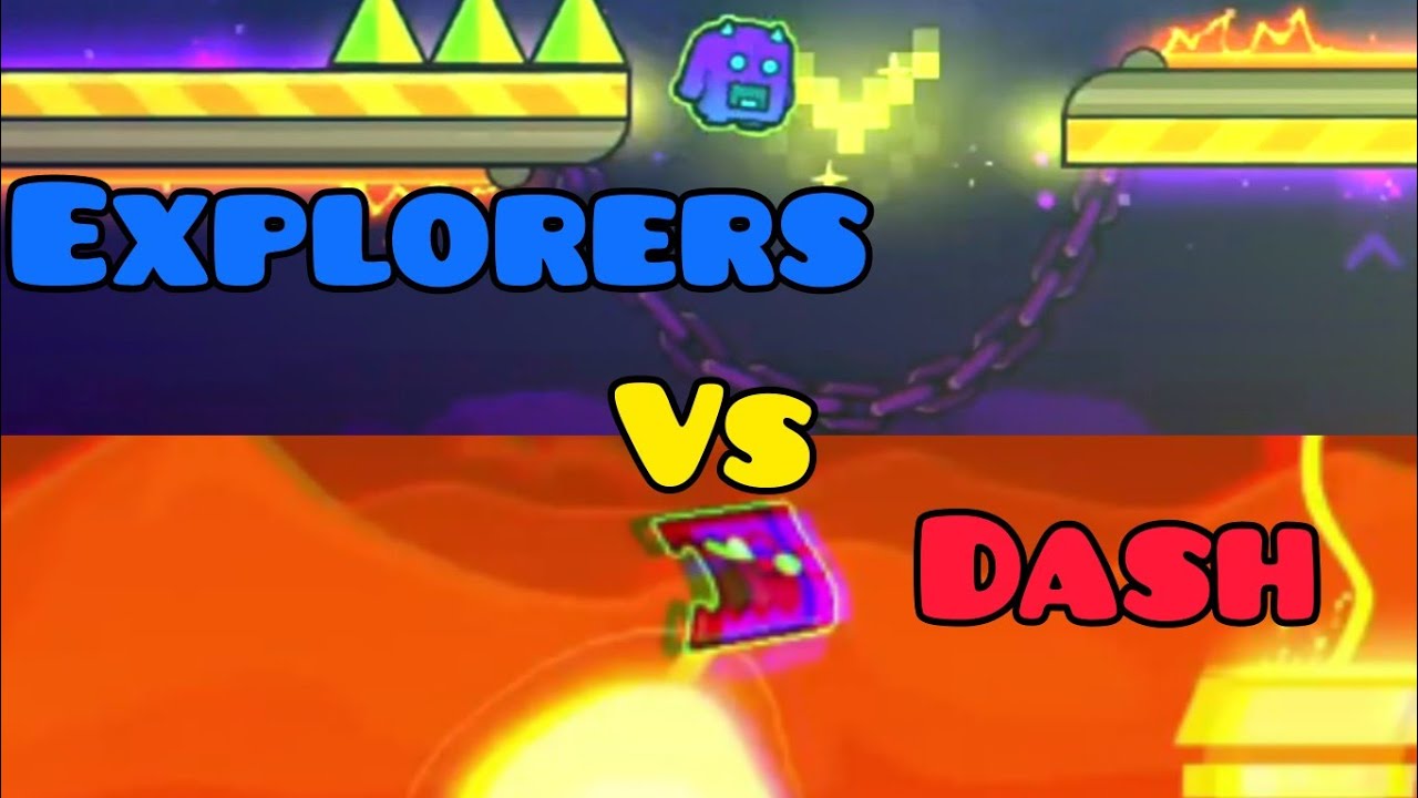 Geometry dash 2.2 (Dash vs Explorers) - YouTube